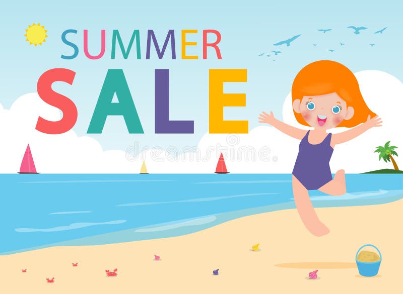 Summer Sale Design Template Website Banner, Sale Promotional Material ...