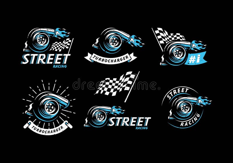 Turbo Car Repair & Shop Vector Logo Stock Vector - Illustration of ...