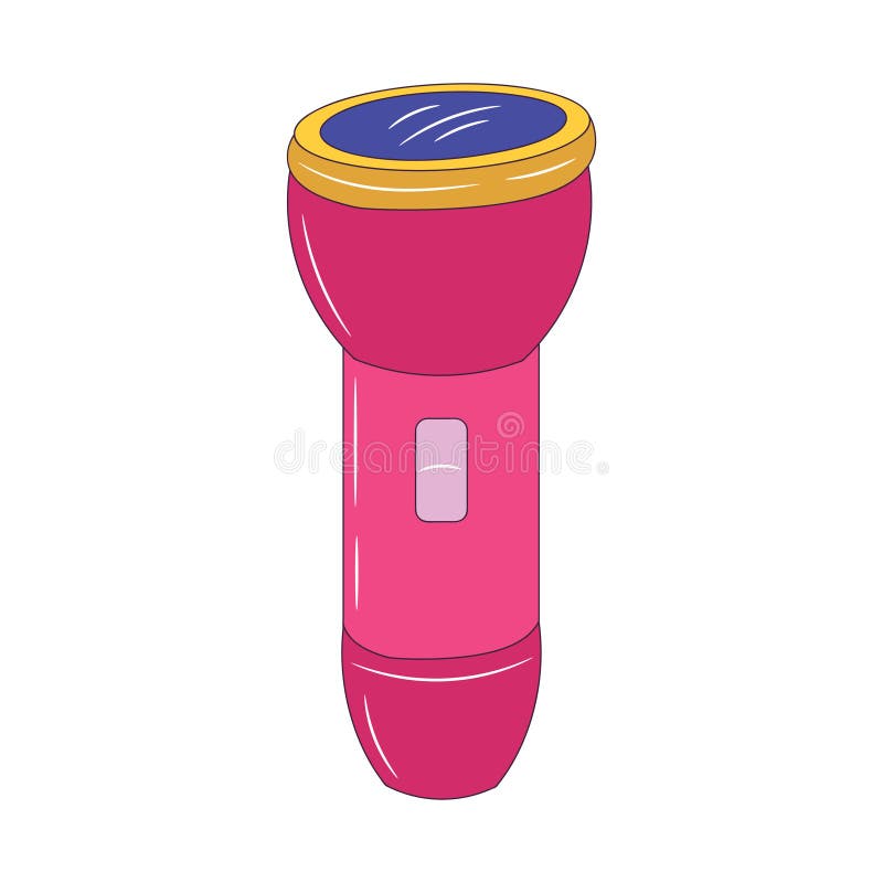 Simple Torch Hand Drawn Vector Illustration Stock Vector - Illustration ...