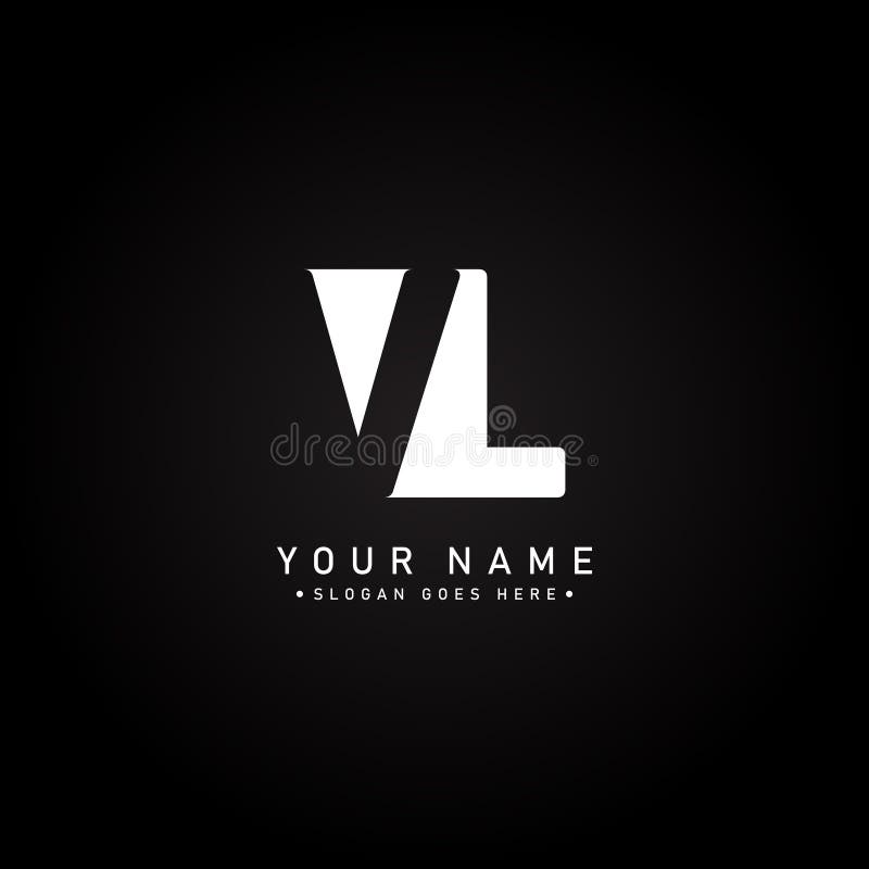 Initial Letter VL Logo - Simple Business Logo Stock Vector ...