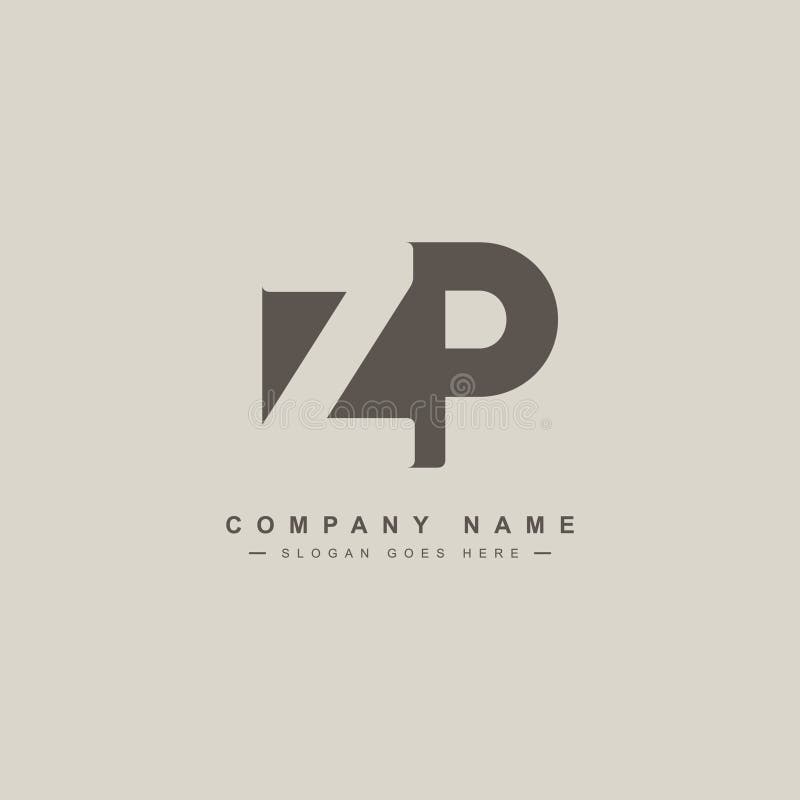 Initial Letter ZP Logo - Minimal Business Logo for Alphabet Z and P ...