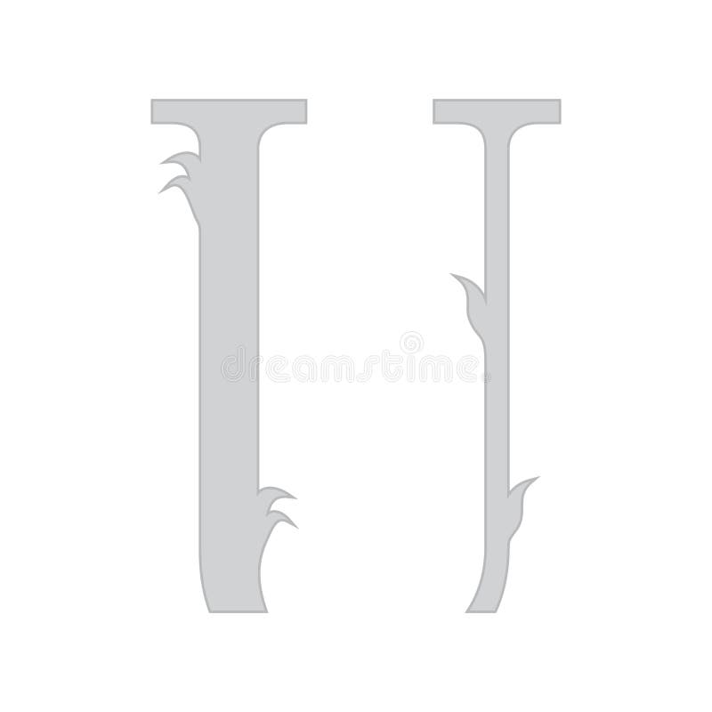 Vector Cutted Letter.Art Font. Stock Vector - Illustration of letter ...