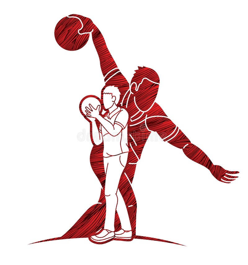 Men Playing Bowling Sport Players Bowler Action Cartoon Graphic Vector ...