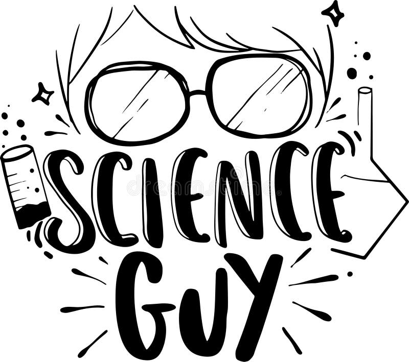 Science Guy stock vector. Illustration of disease, flat - 222616553