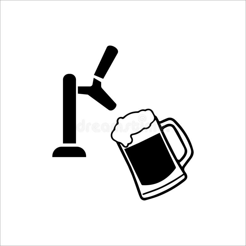 Barrel Beer Vector Icon, Draft Beer Symbol. Modern, Simple Flat Vector ...