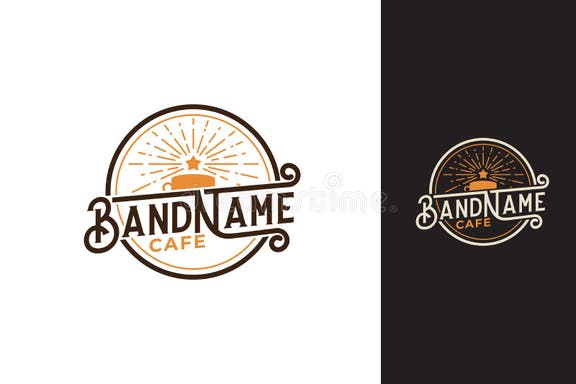 Morning Cafe Logo Vector Graphics 3 Stock Vector - Illustration of icon ...