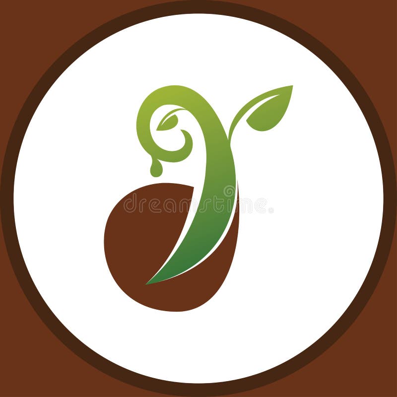 Planting Seed Sprout in Ground. Symbol Grow Sapling. Green Fresh Plant ...