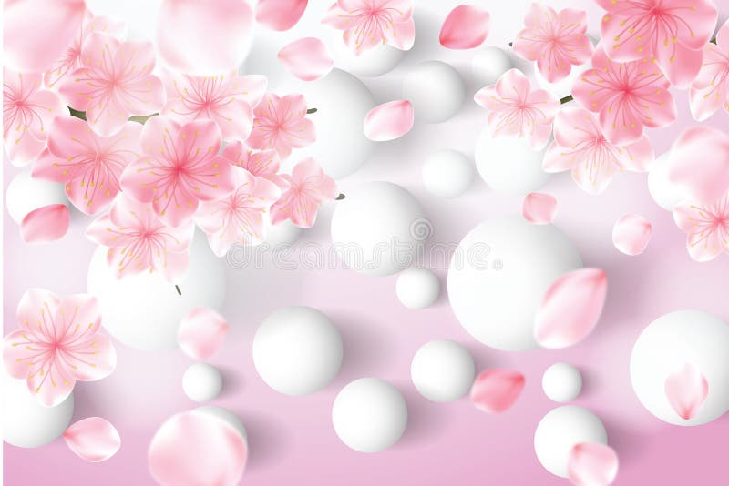 3D Illustration of Beautiful Pink Flowers 3d Background 3D Wallpaper ...