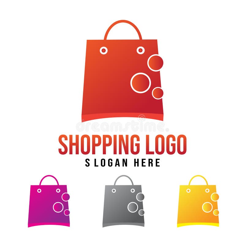 Creative Online Shop Logo Vector Icon Stock Vector - Illustration of ...
