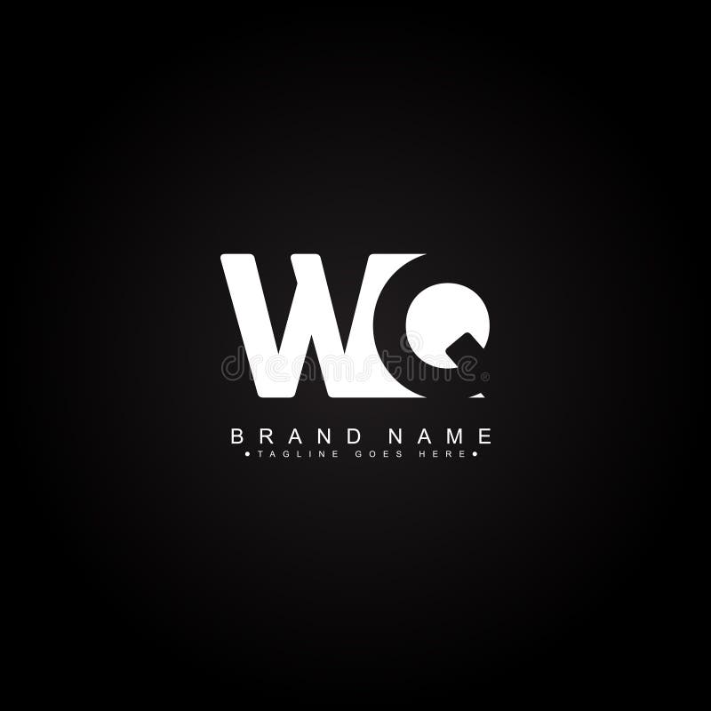 Initial Letter WQ Logo - Simple Business Logo for Alphabet W and Q ...