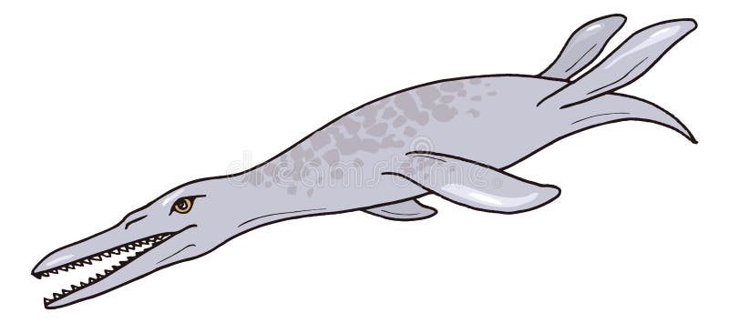 Peloneustes Sea Dinosaur Ancient Vector Illustration Transparent ...