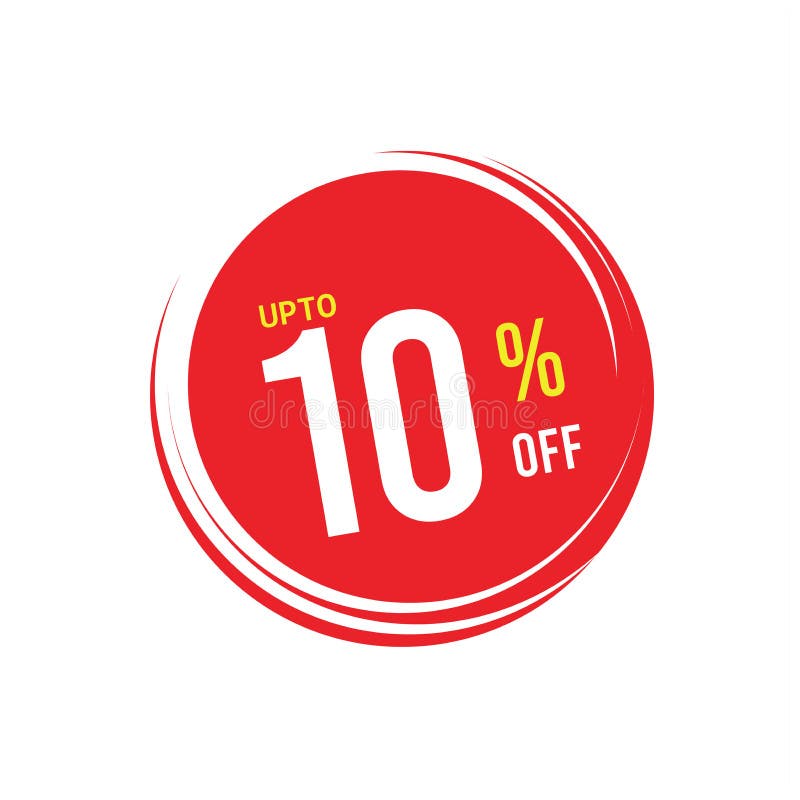 10 Discount Icons, 10 Discount Vector, Up To 10 Off Stock Vector ...