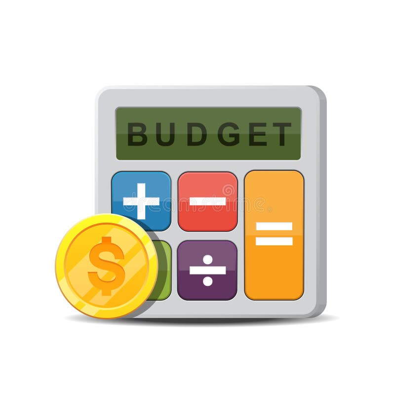 Budget Icon in Trendy Design Style. Budget Icon Isolated on White ...