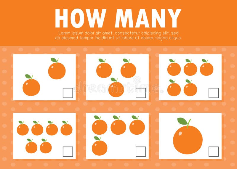 How Many Game for Kids, Counting Game for Preschool Children, Learning ...