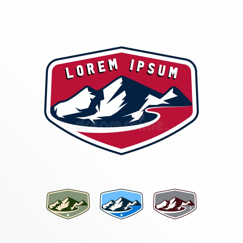 Mount Free Logo Vector Stock Abstract Design Concept. Stock Vector ...