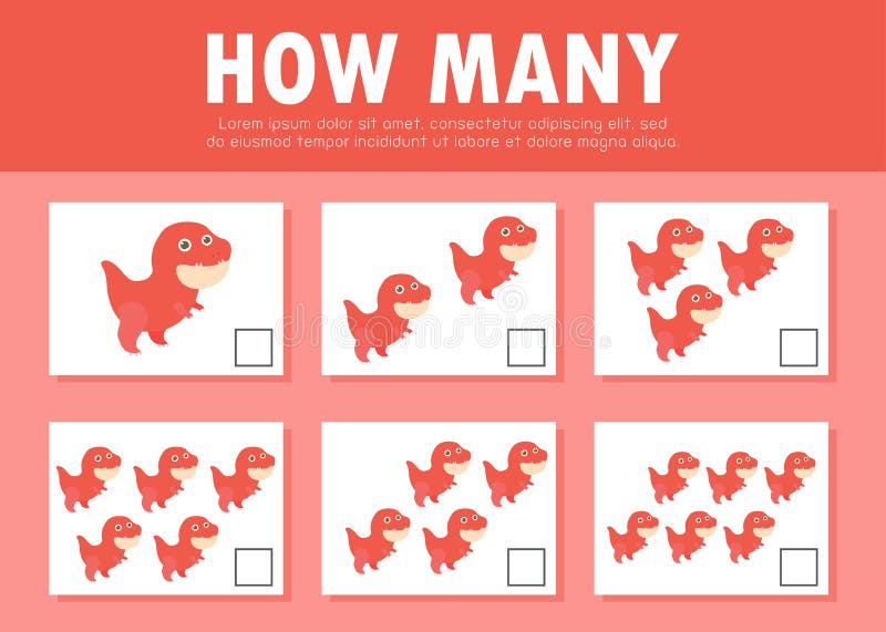 How Many are they Game. Counting Game for Preschool Children ...