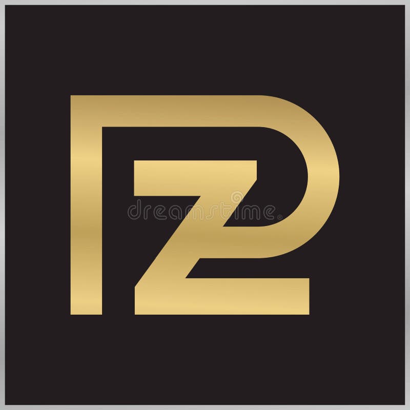 Alphabet Initials Logo PZ, ZP, Z and P Stock Vector - Illustration of ...