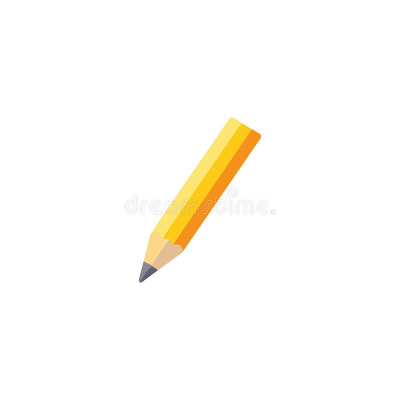 Pencil Icons Vector. Simple and Filled Pencil Sign. Stock Illustration ...