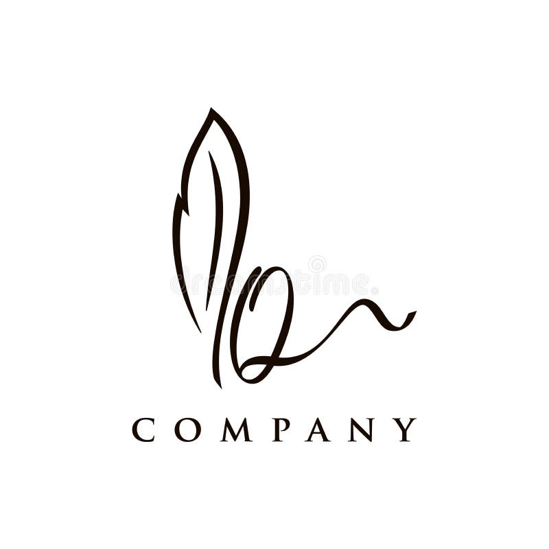 Stylish Logo Design Initial Signature Q Stock Vector - Illustration of ...