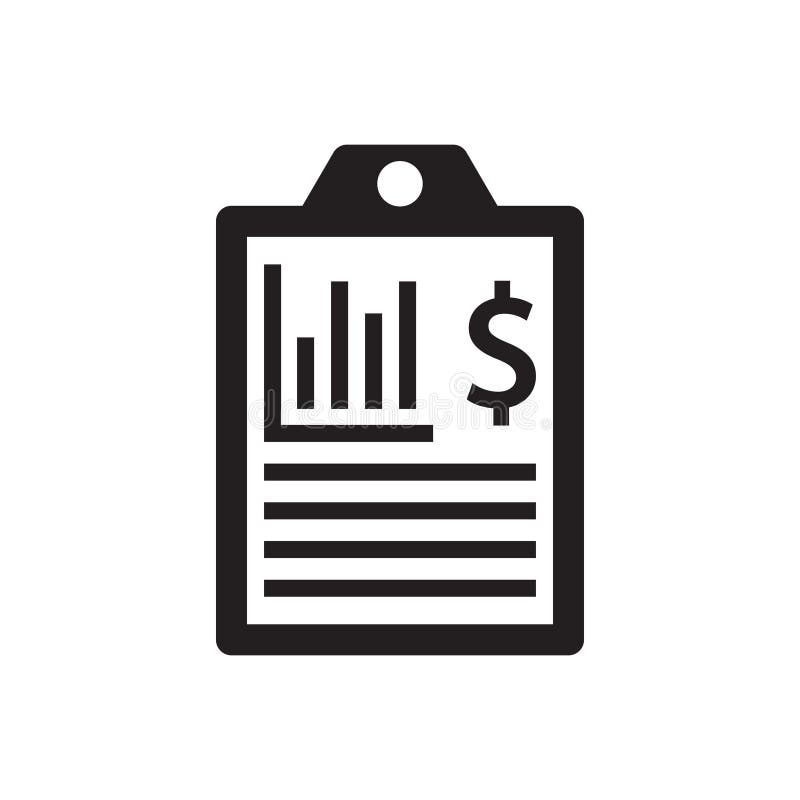 Business Clipboard Icon - Finance Report Icon Stock Vector ...