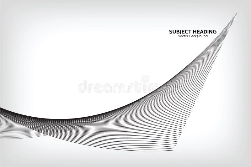 Abstract Linear Waves, Abstract Vector Background Designs, Illustration ...