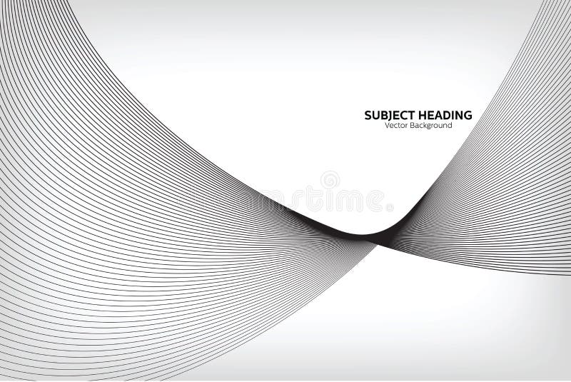 Abstract Linear Waves, Abstract Vector Background Designs, Illustration ...