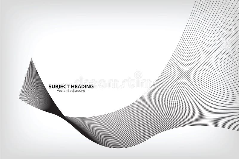 Abstract Linear Waves, Abstract Vector Background Designs, Illustration ...