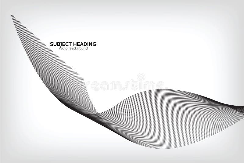 Abstract Linear Waves, Abstract Vector Background Designs, Illustration ...