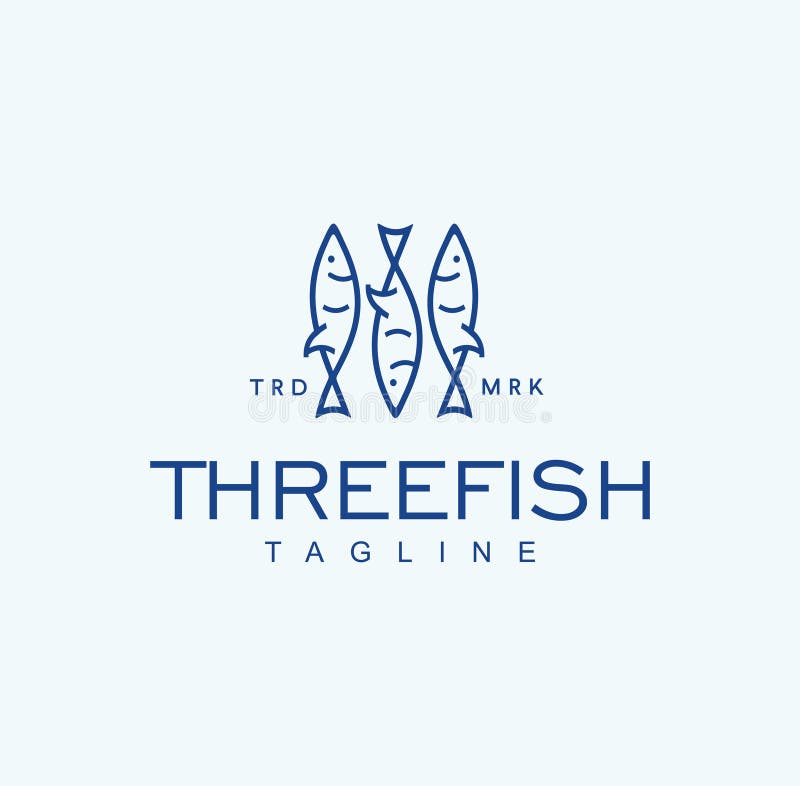 Three Fish Logo Stock Illustrations – 285 Three Fish Logo Stock ...