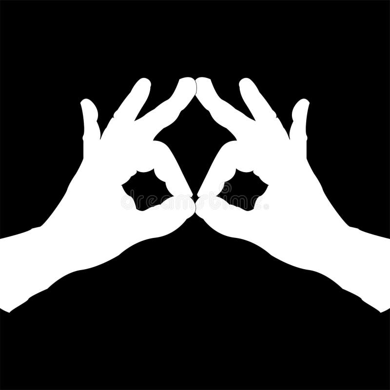 Create Meme Hand Illustration, Finger, the Ok Sign with Hand. Stock ...