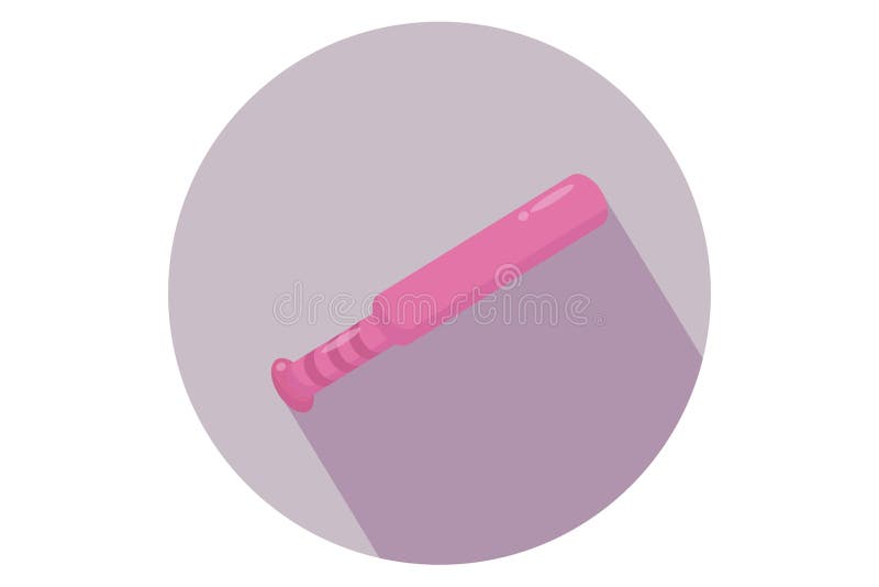 Baseball Purple Stick Icon Design Stock Vector - Illustration of logo ...