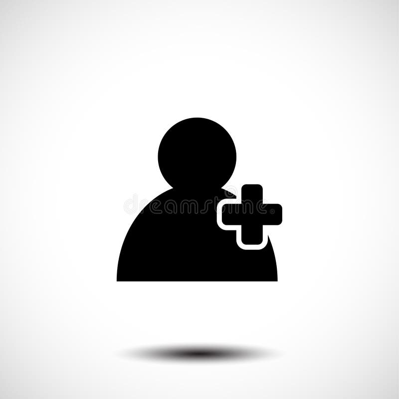 Add User Sign Icon. Add Friend Symbol for Website Design, Mobile ...