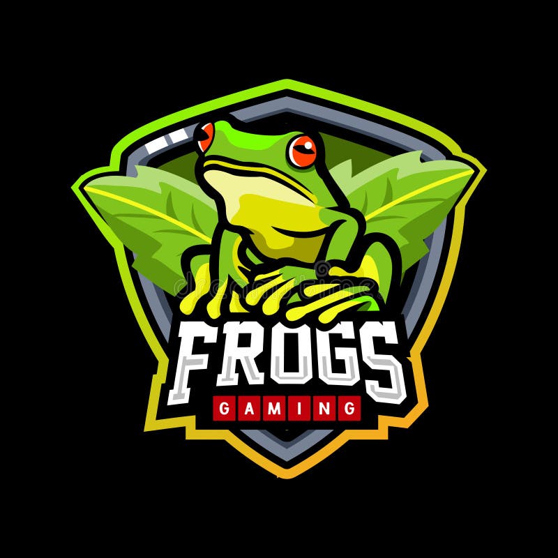 Frog Mascot. Esport Logo Design Stock Vector - Illustration of gamer ...