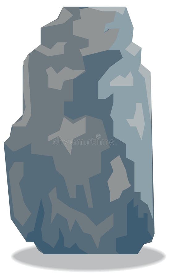 Realistic Rock and Stone Design Element Stock Vector - Illustration of ...