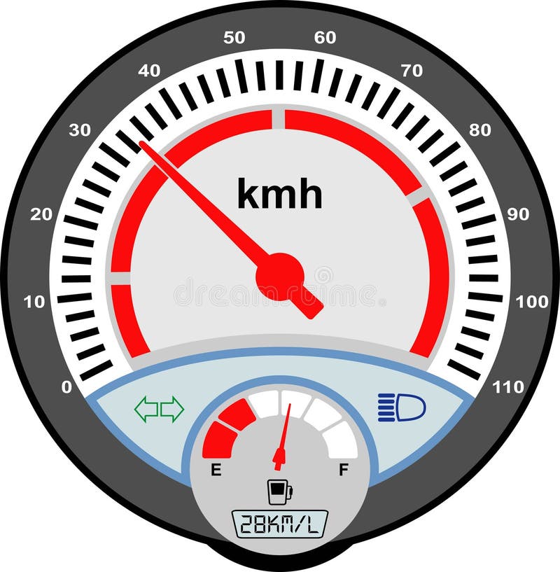 Scooter Speed Meter Vector Design Stock Vector - Illustration of ...