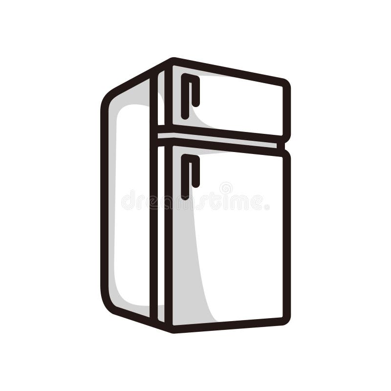 Refrigerator Line Art Stock Illustrations – 3,209 Refrigerator Line Art ...