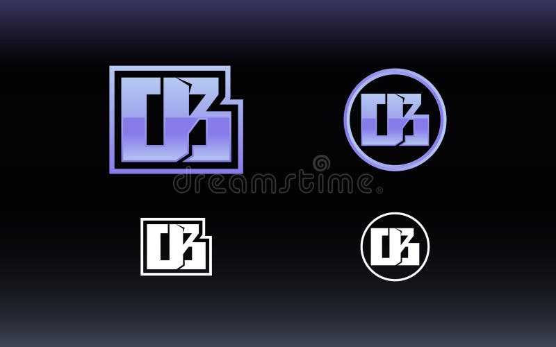 Initials DB Logo with a Bright Color is Suitable for E Sports Teams and ...