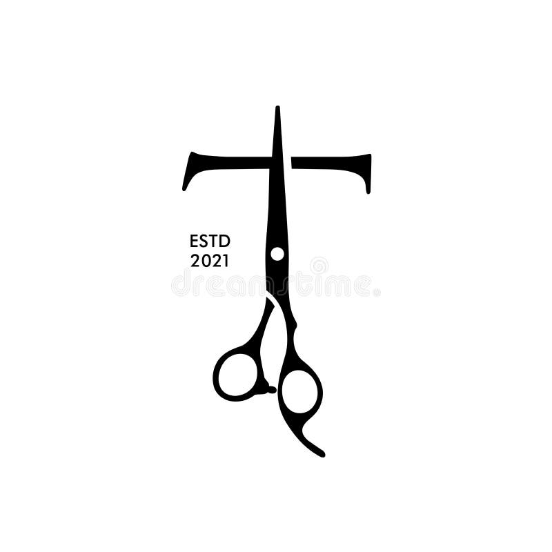 Luxury and Elegant Initial C Scissors Stock Vector - Illustration of ...