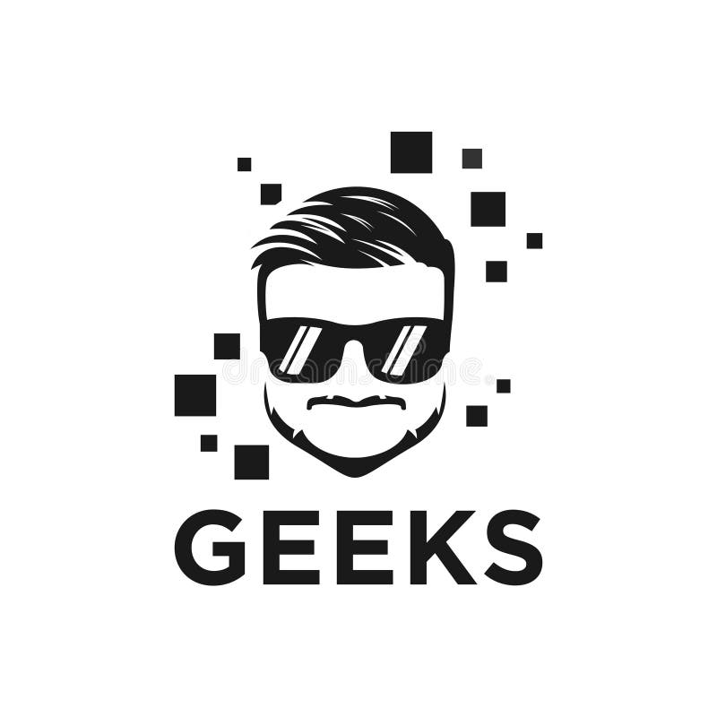 Geeks digital logo stock vector. Illustration of print - 225877060