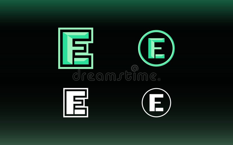 Initials FE Logo with a Bright Color is Suitable for E Sports Teams and ...