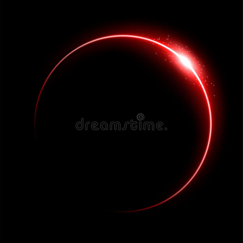 Red Eclipse, Suitable for Product Advertising, Natural Events, Horror ...