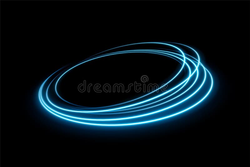 Round Blue Light Twisted, Suitable for Product Advertising, Product ...