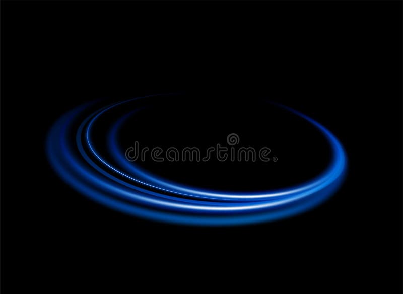 Round Blue Light Twisted, Suitable for Product Advertising, Product ...