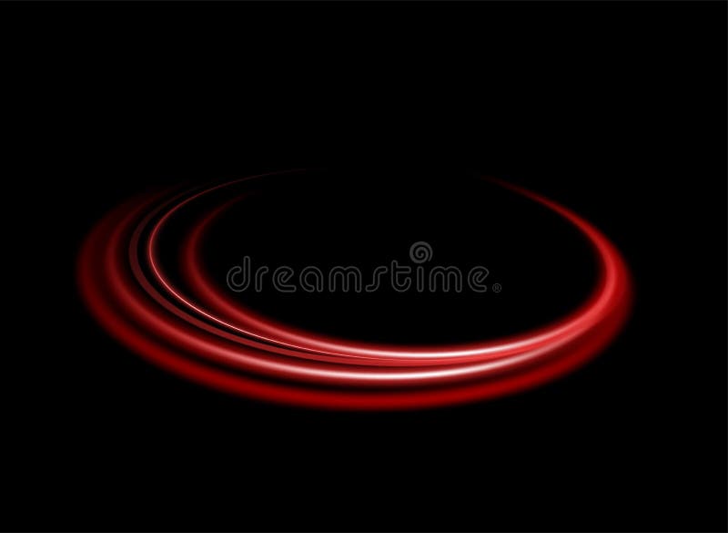 Round Red Light Twisted, Suitable for Product Advertising, Product ...