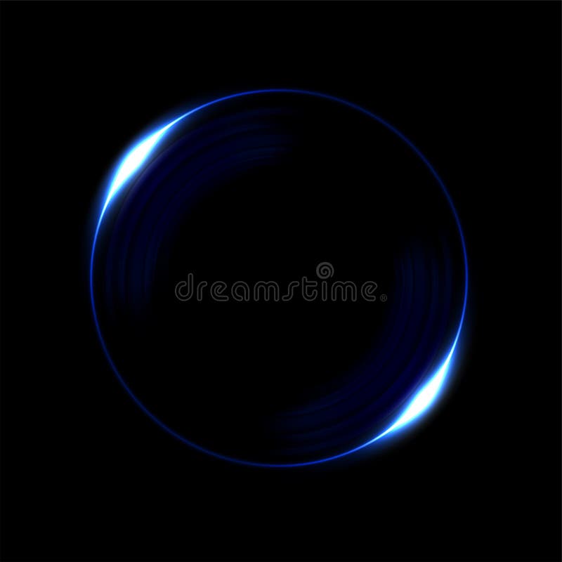 Round Blue Light Twisted, Suitable for Product Advertising, Product ...