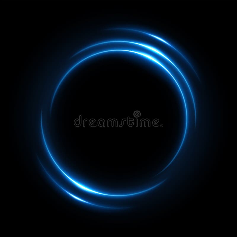 Round Blue Light Twisted, Suitable for Product Advertising, Product ...