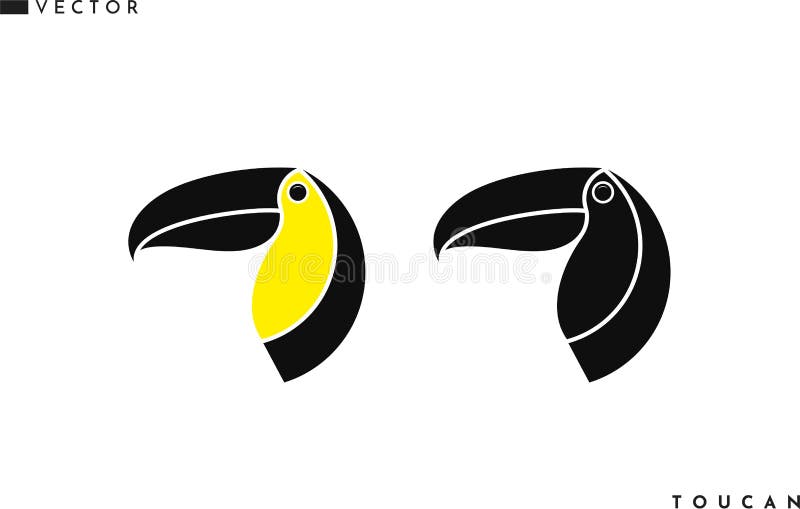 Toucan with a sign stock vector. Illustration of looking - 58755049
