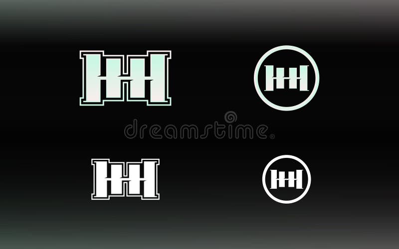 Initials HH Logo with a Bright Color is Suitable for E Sports Teams and ...