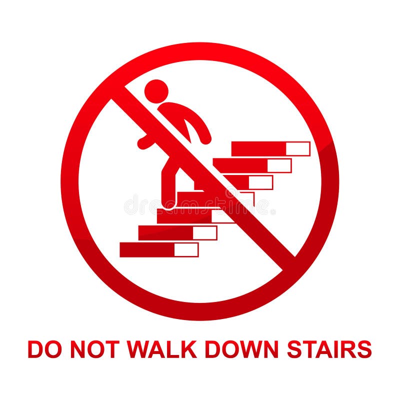 Walk Down Stairs Stock Illustrations – 1,360 Walk Down Stairs Stock ...