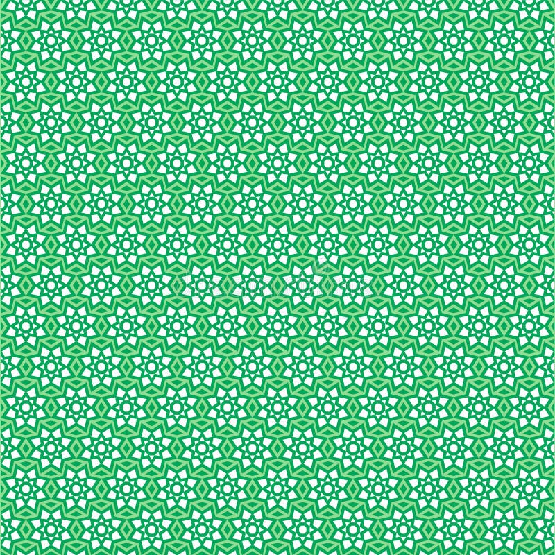 Middle East Themed Pattern Illustration Design Stock Vector ...